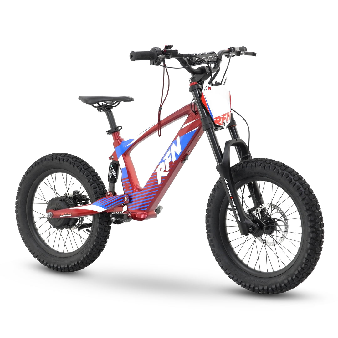 RFN EVO Racing 18" Kids Youth Electric Balance Bike – RFN Electric Bikes Australia